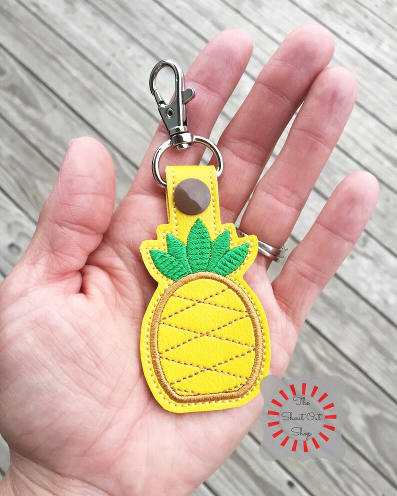 Pineapple Keychain Pineapple Key Chain Pineapple Keyring | Etsy