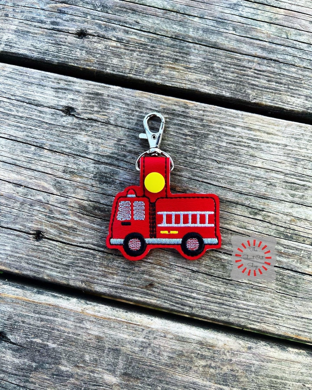 Fire Truck Keychain, Fire Truck Key Chain, Fire Truck Keyring, Fire ...