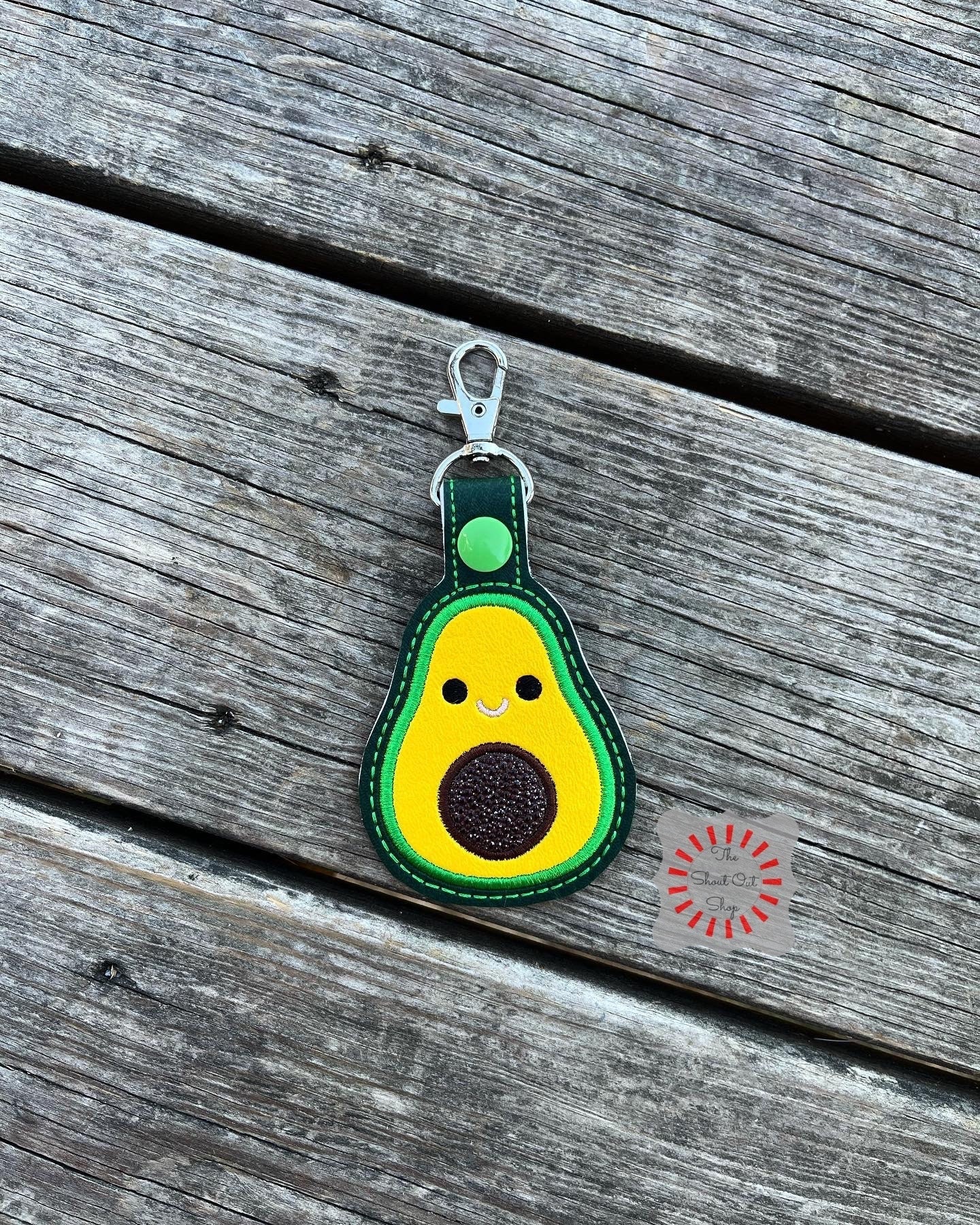 Avocado Keychain Avocado Key Chain Avocado Keyring Avocado - Etsy