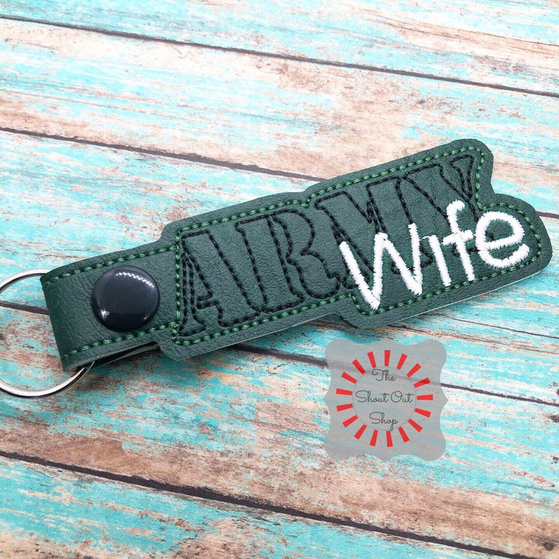 Army Wife Keychain, Army Wife, Key Chain, Army Wife Keyring, Army Wife ...