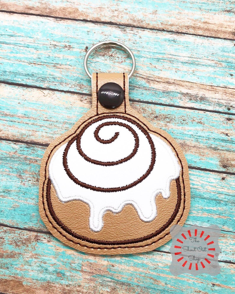 Cinnamon Roll Keychain Cinnamon Rolls Key Chain Cinnamon Bun - Etsy