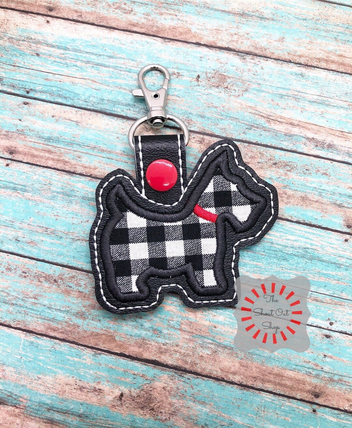 Scotty Dog Keychain Scottie Dog Key Chain Scottish Terrier | Etsy