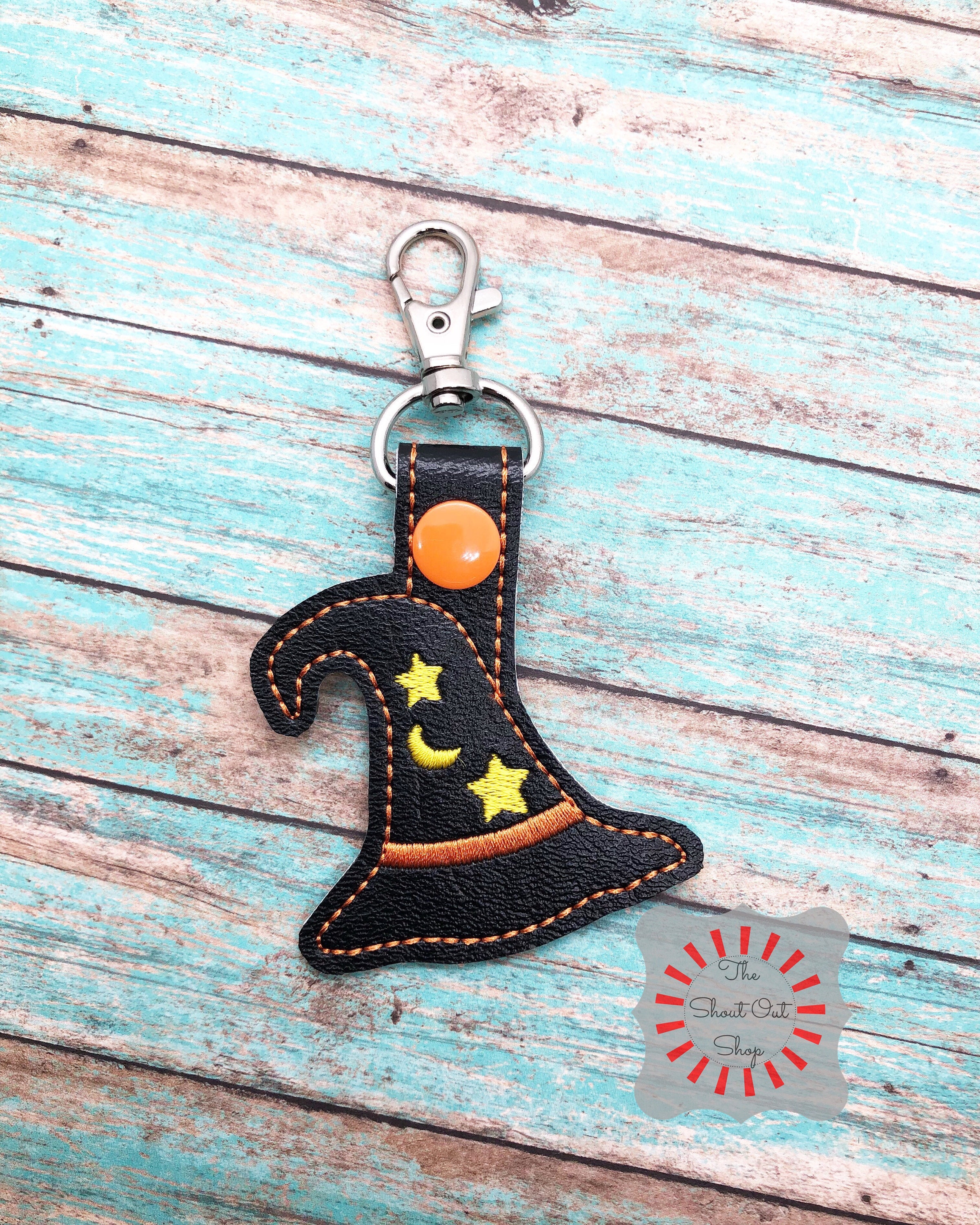 Witch Hat Keychain Witch Hat Key Chain Witch Hat Key Ring - Etsy