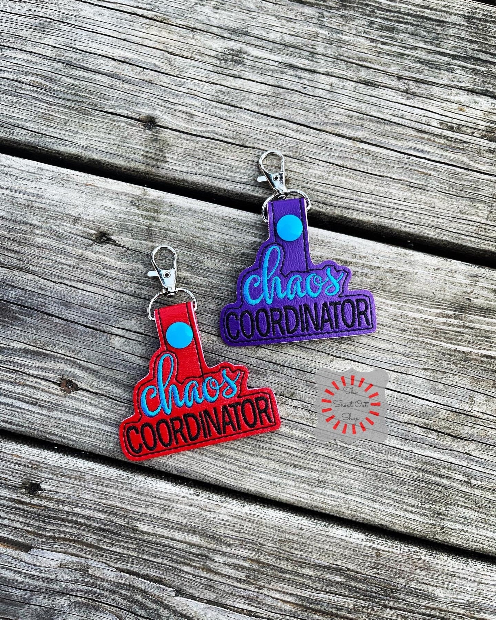 Chaos Coordinator Keychain, Chaos Coordinator Keyring, Parenting Key ...