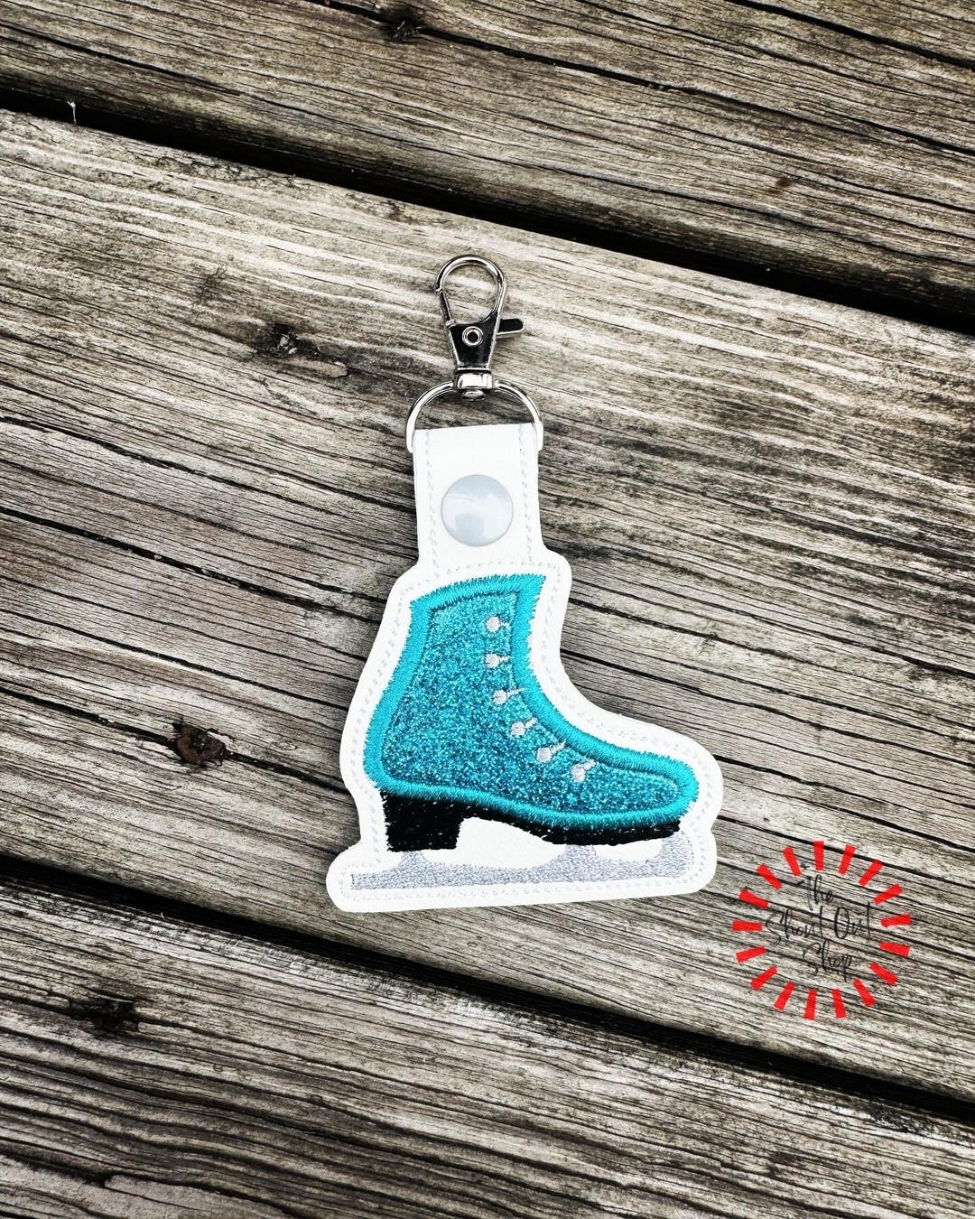 Ice Skate Keychain, Ice Skate Key Chain, Ice Skate Keyring, Ice Skate ...