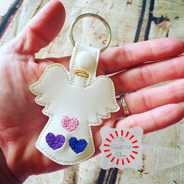Angel Keyring - Etsy