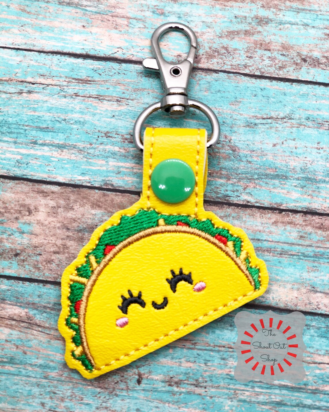 Taco Keychain Taco Key Chain Taco Keyfob Taco Key Ring | Etsy