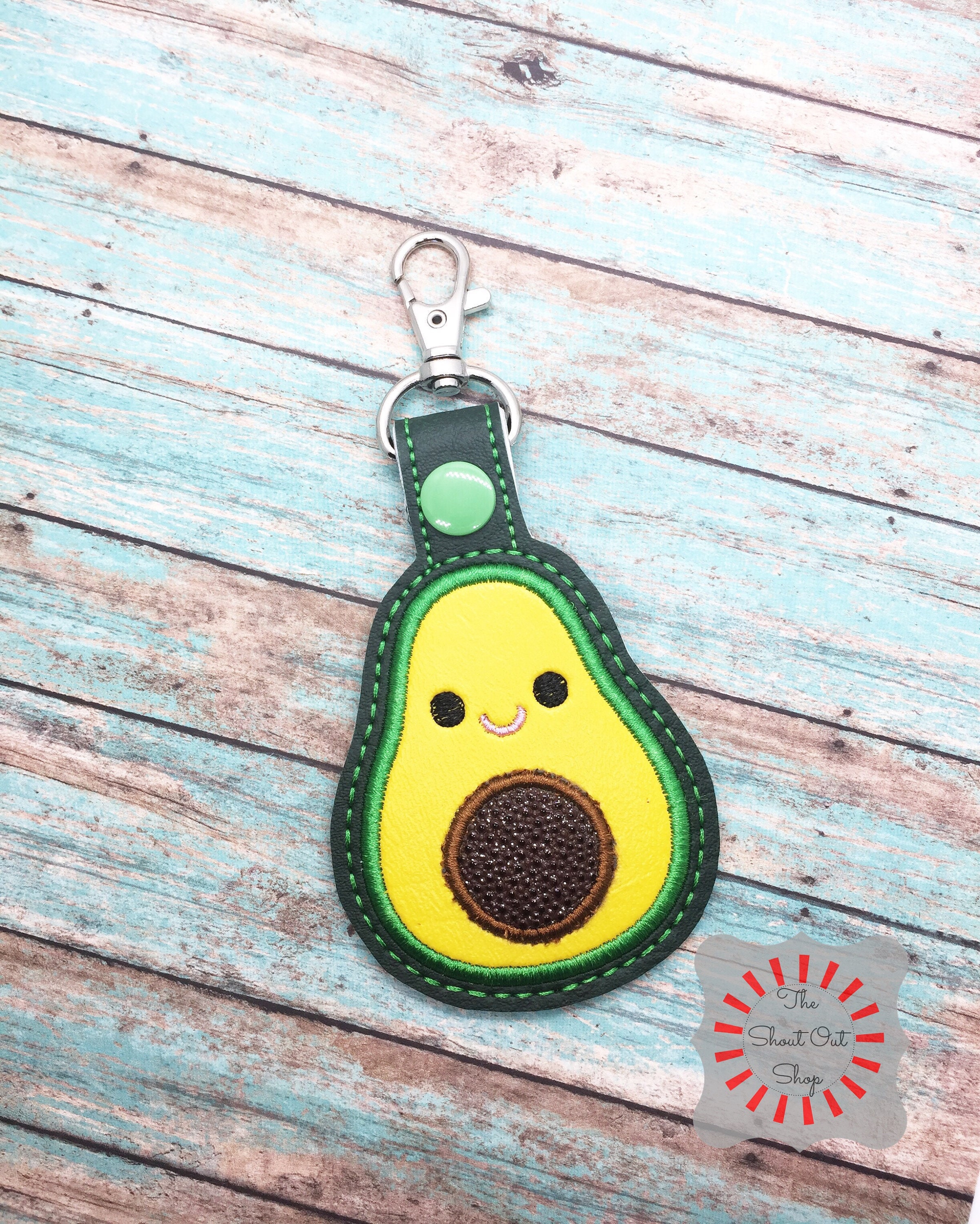 Avocado Keychain Avocado Key Chain Avocado Keyring Avocado | Etsy