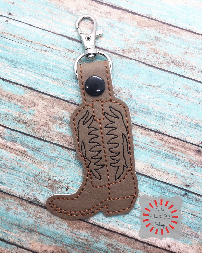Cowboy Boot Keychain Cowboy Boot Key Chain Cowboy Boot Key | Etsy