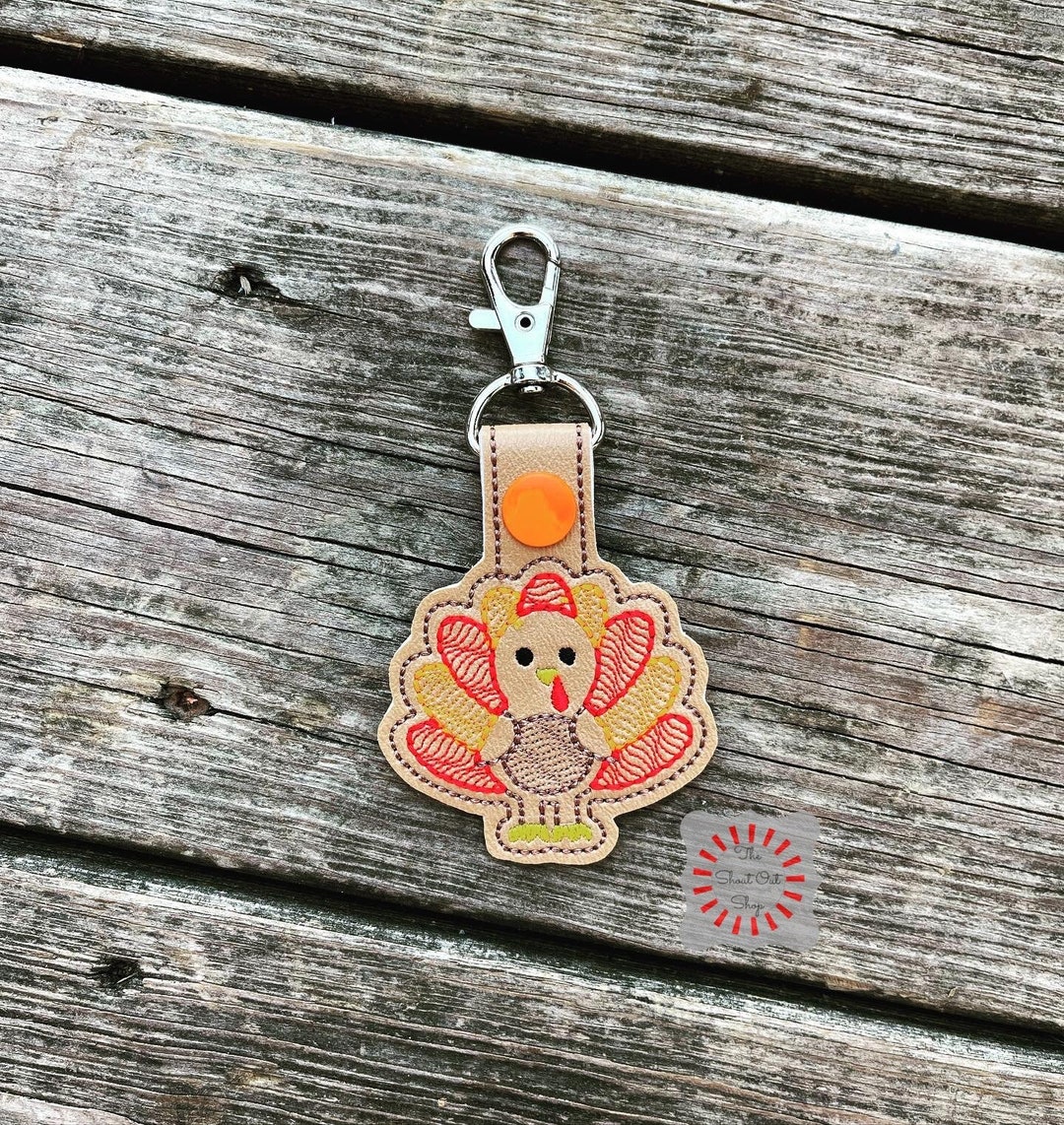 Turkey Keychain, Turkey Key Chain, Turkey Key Ring, Turkey Keyfob ...