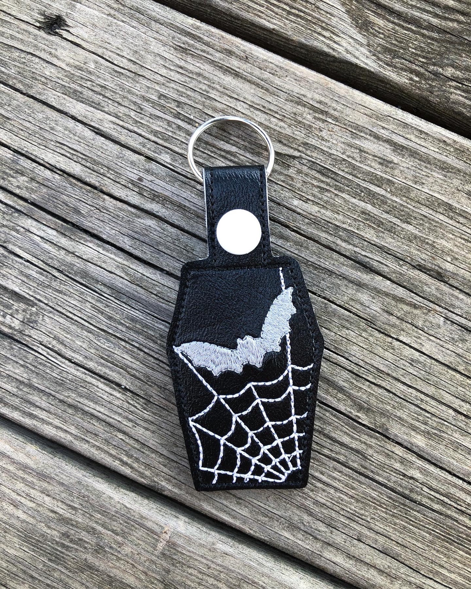 Coffin Keychain, Coffin Key Chain, Coffin Keyfob, Coffin Key Ring ...