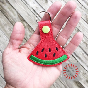 Watermelon Keychain, Watermelon Key Chain, Watermelon Keyring ...