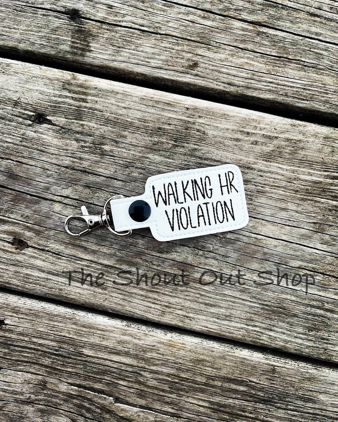 Walking HR Violation Keychain, Walking HR Violation Key Ring, Walking ...