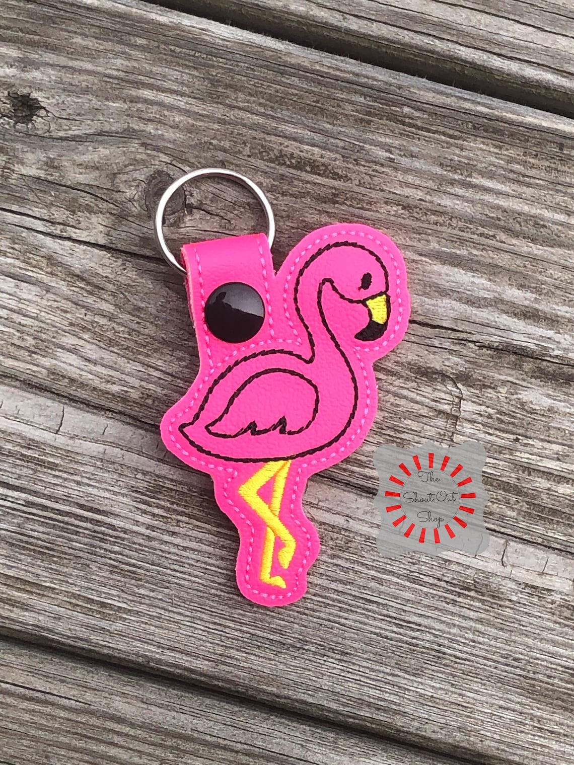 Flamingo Keychain Flamingo Key Chain Flamingo Keyfob | Etsy