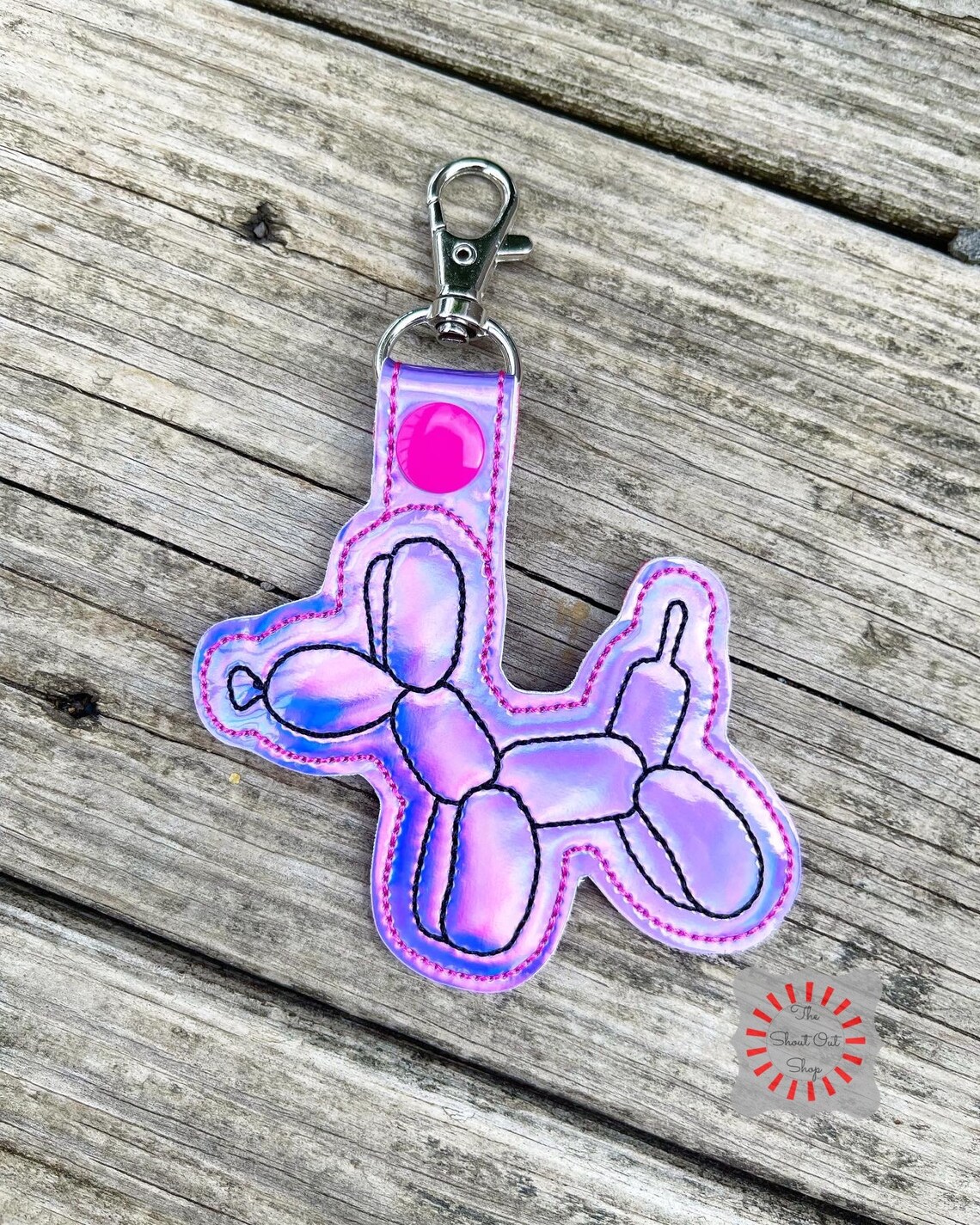 Balloon Dog Keychain Balloon Dog Key Chain Balloon Animal - Etsy