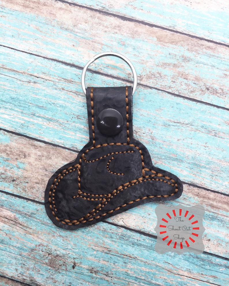 Cowboy Hat Keychain Cowboy Hat Key Chain Cowboy Hat Key - Etsy