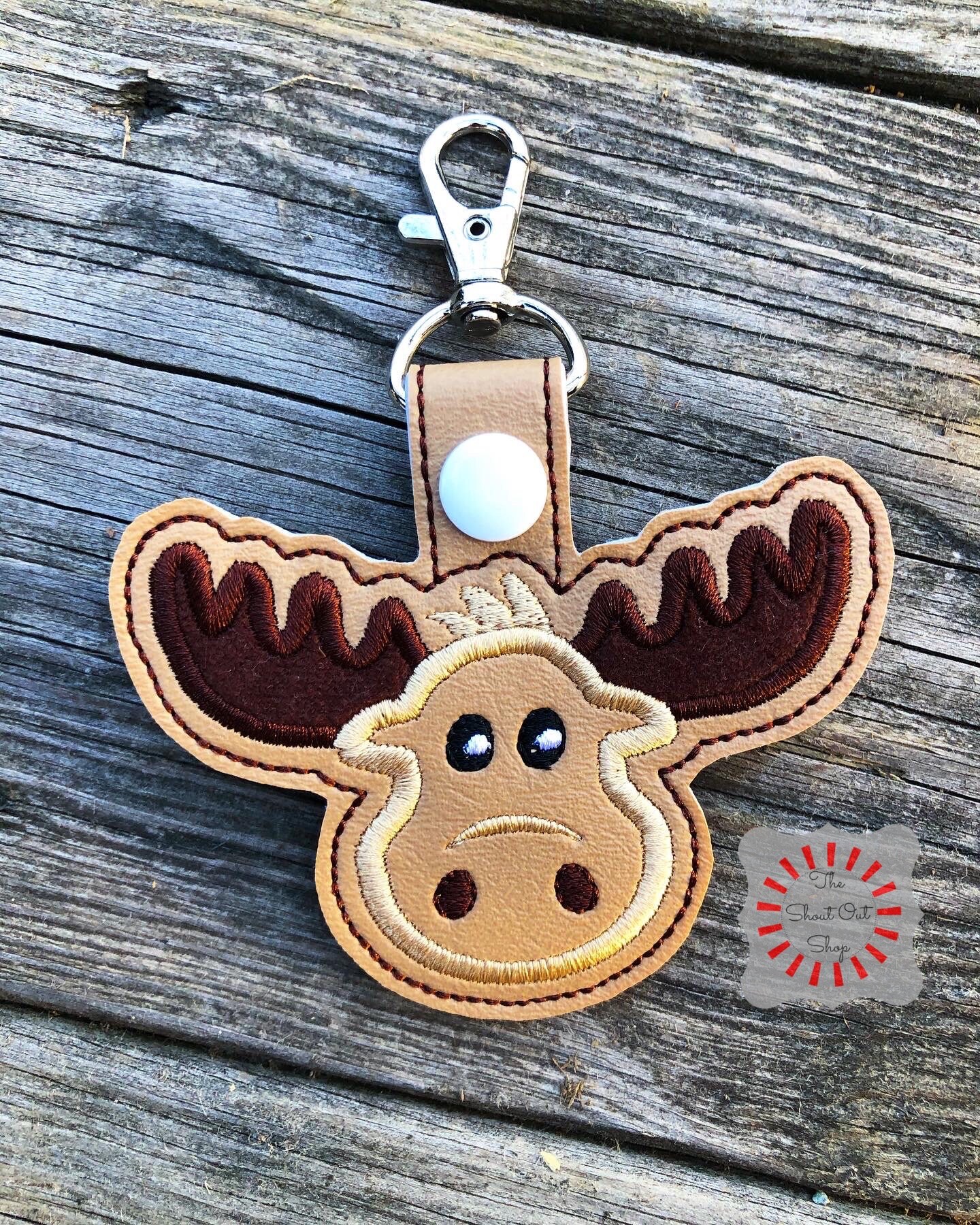 Moose Keychain, Moose Key Chain, Moose Keyring, Moose Charm, Moose ...