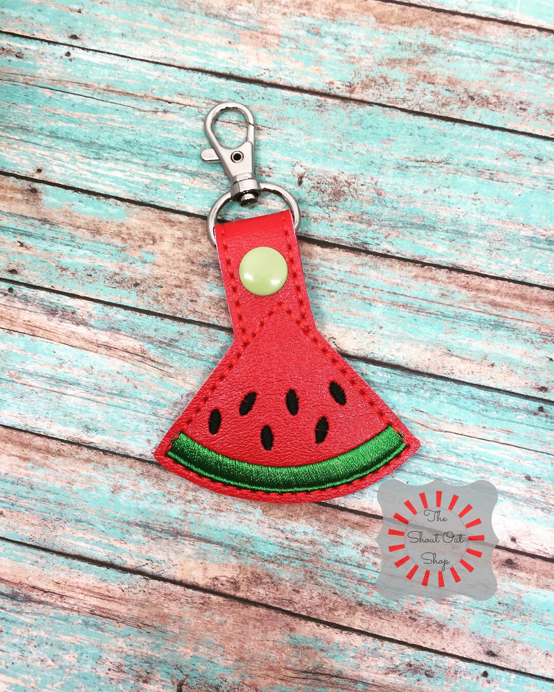 Watermelon Keychain, Watermelon Key Chain, Watermelon Keyring ...