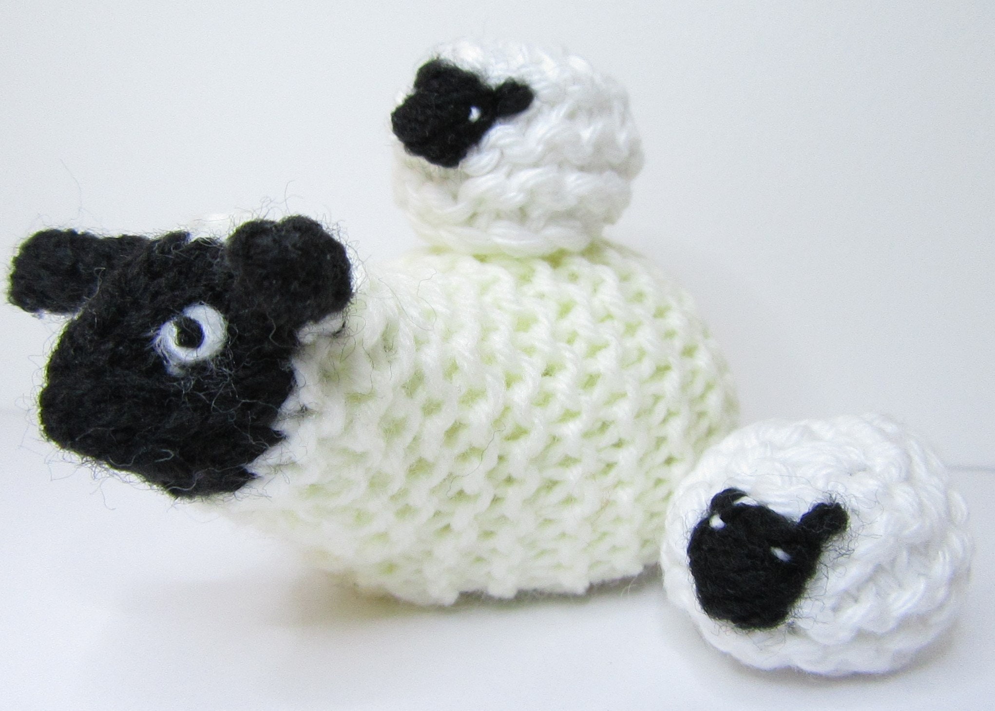 KNITTING PATTERN PDF - Easter Sheep & Lambs Creme Egg Chocolate Cover ...