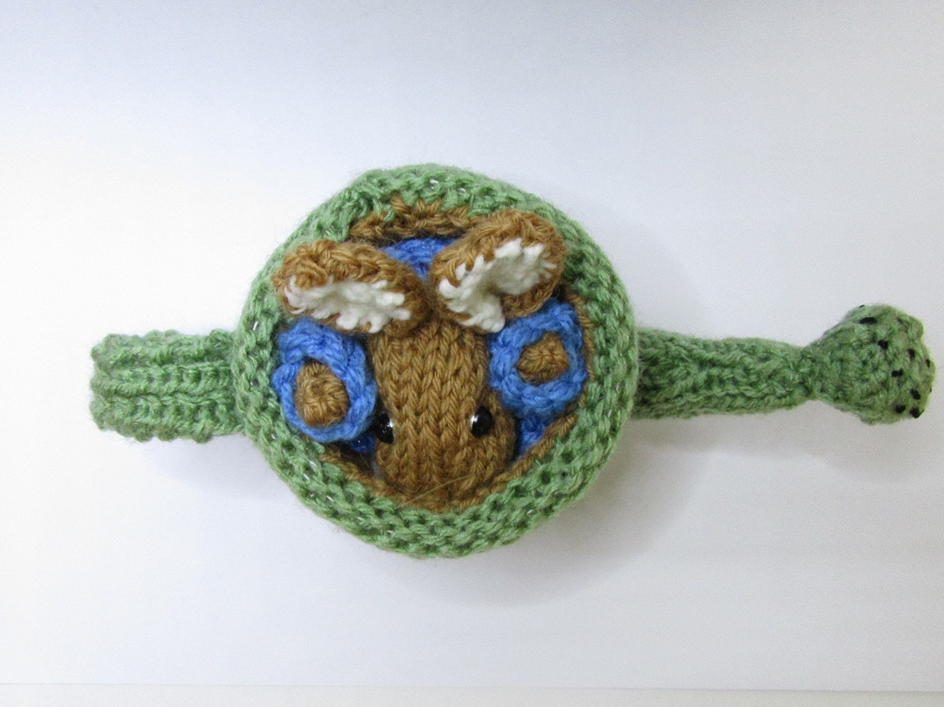 KNITTING PATTERN PDF - Peter Rabbit Hiding in a Watering Can Chocolate ...