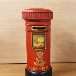 Red Metal Tin Box - Etsy