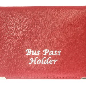 Soft Real Leather Coloured Bus / Train Pass / ID / Oyster / Travel Card ...