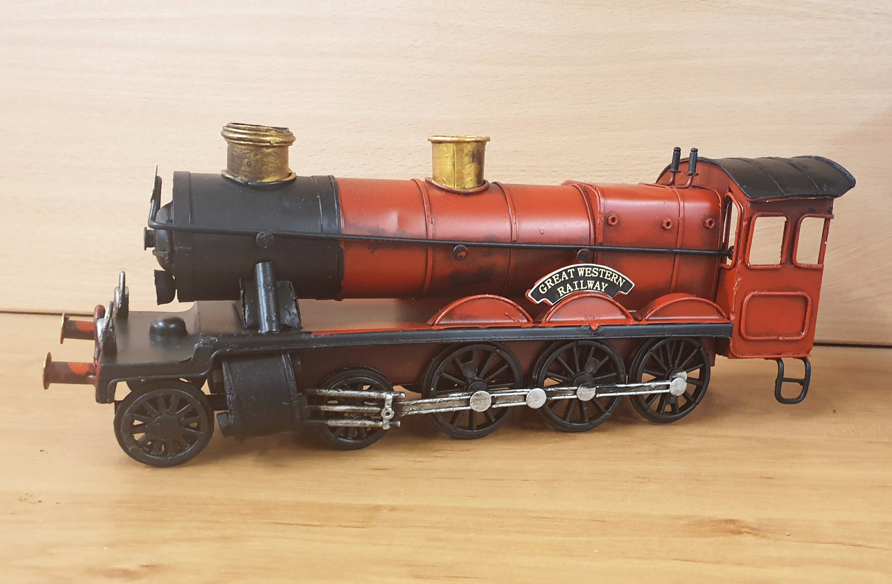 Vintage Rustic Effect Tin Metal Classic Steam Train Locomotive - Etsy