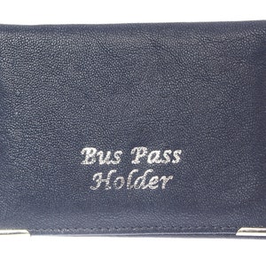 Soft Real Leather Coloured Bus / Train Pass / ID / Oyster / Travel Card ...