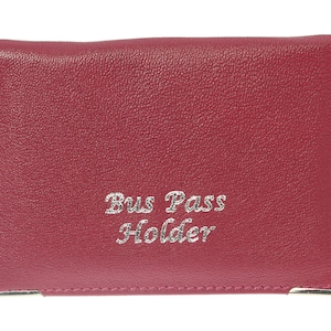 Soft Real Leather Coloured Bus / Train Pass / ID / Oyster / Travel Card ...
