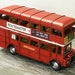 Vintage Rustic Effect Tin Metal Red London Bus Model / Ornament ...