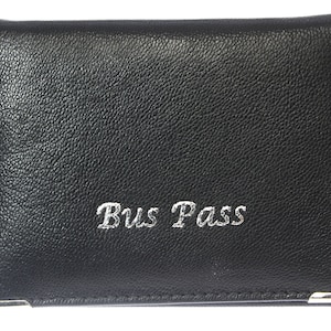 Soft Real Leather Coloured Bus / Train Pass / ID / Oyster / Travel Card ...