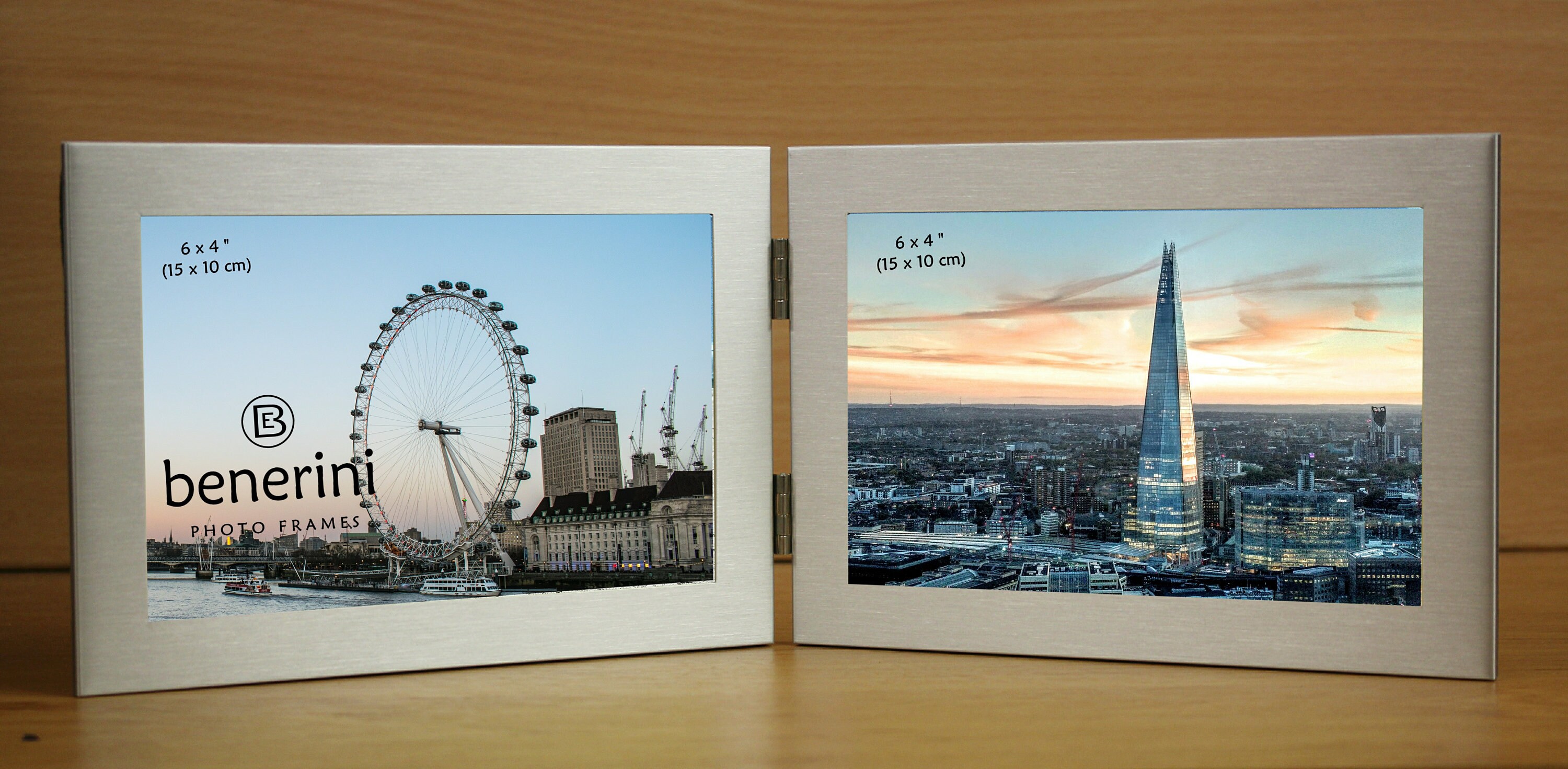 Personalised Double Photo Frame Hold 2 Picture Silver Twin - Etsy UK