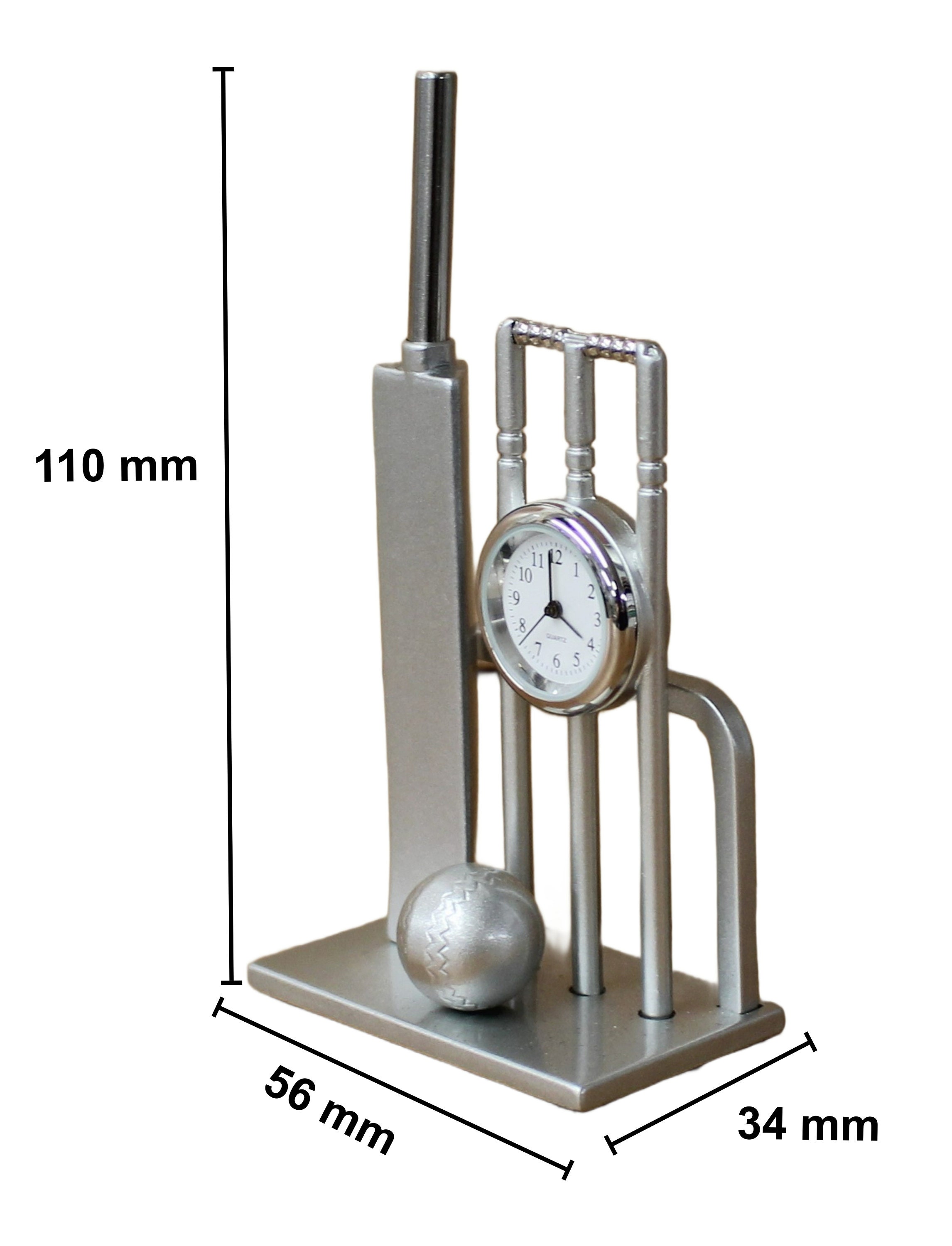 Cricket Presents Cricket Gifts Miniature Cricket Bat & Ball Desk Clock ...