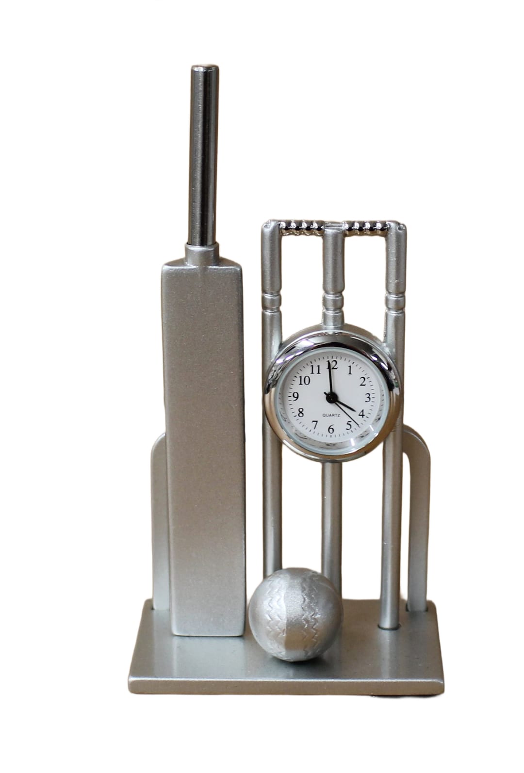 Cricket Presents Cricket Gifts Miniature Cricket Bat & Ball Desk Clock ...