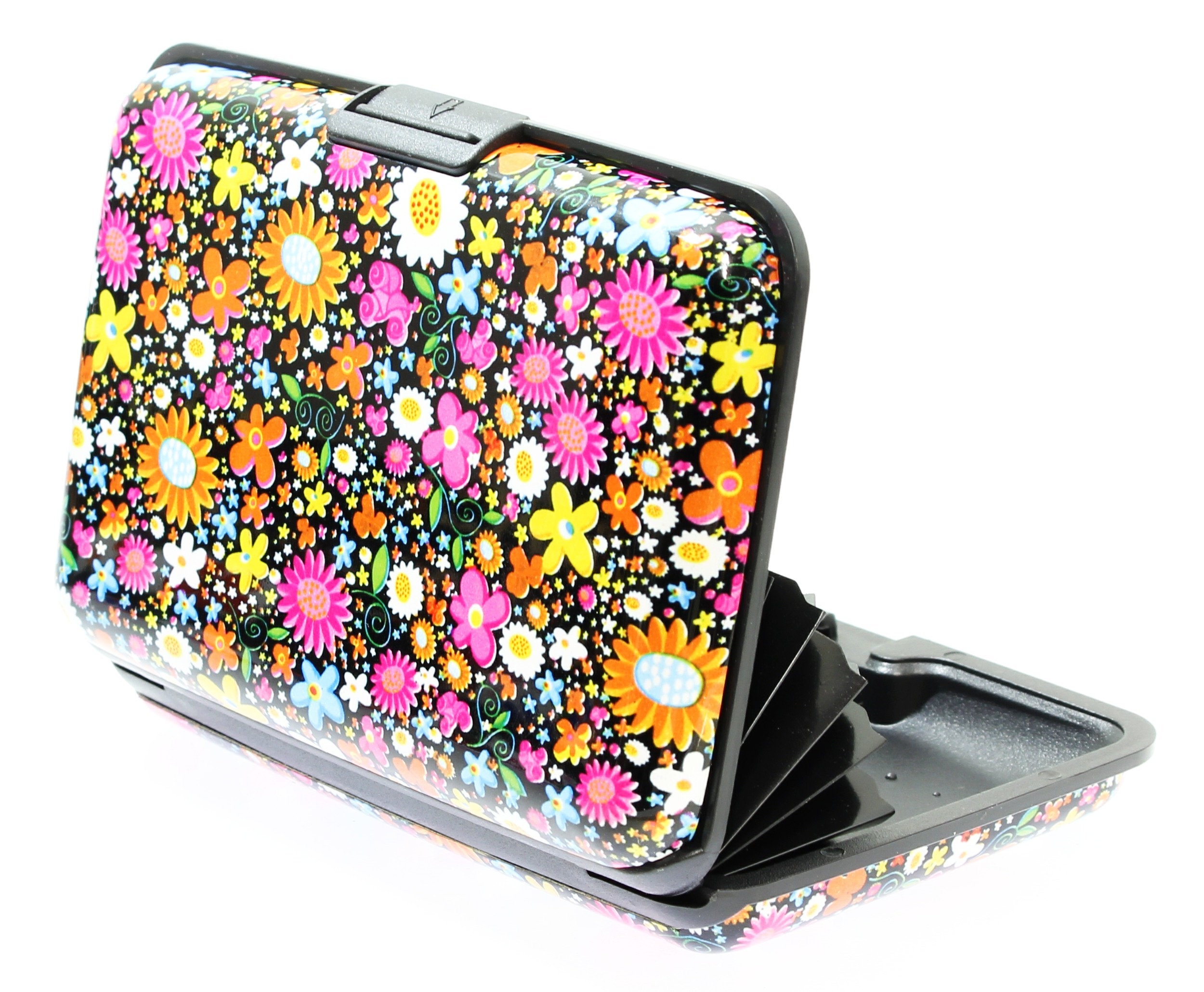 1 X RFID Blocking Slim Aluminium Hard Case Security Wallet Credit Card ...