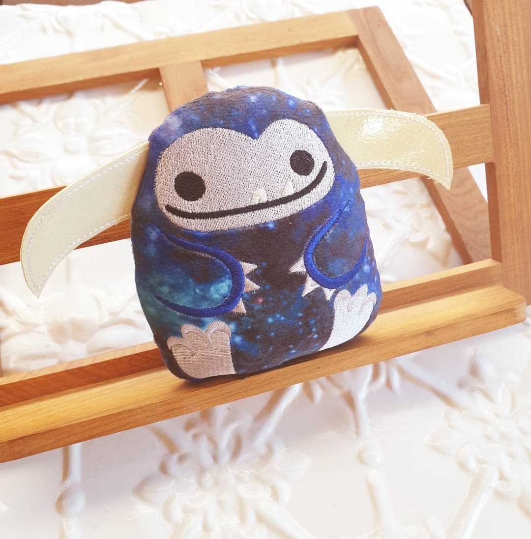 Galaxy Blue Monster Plushie - Etsy