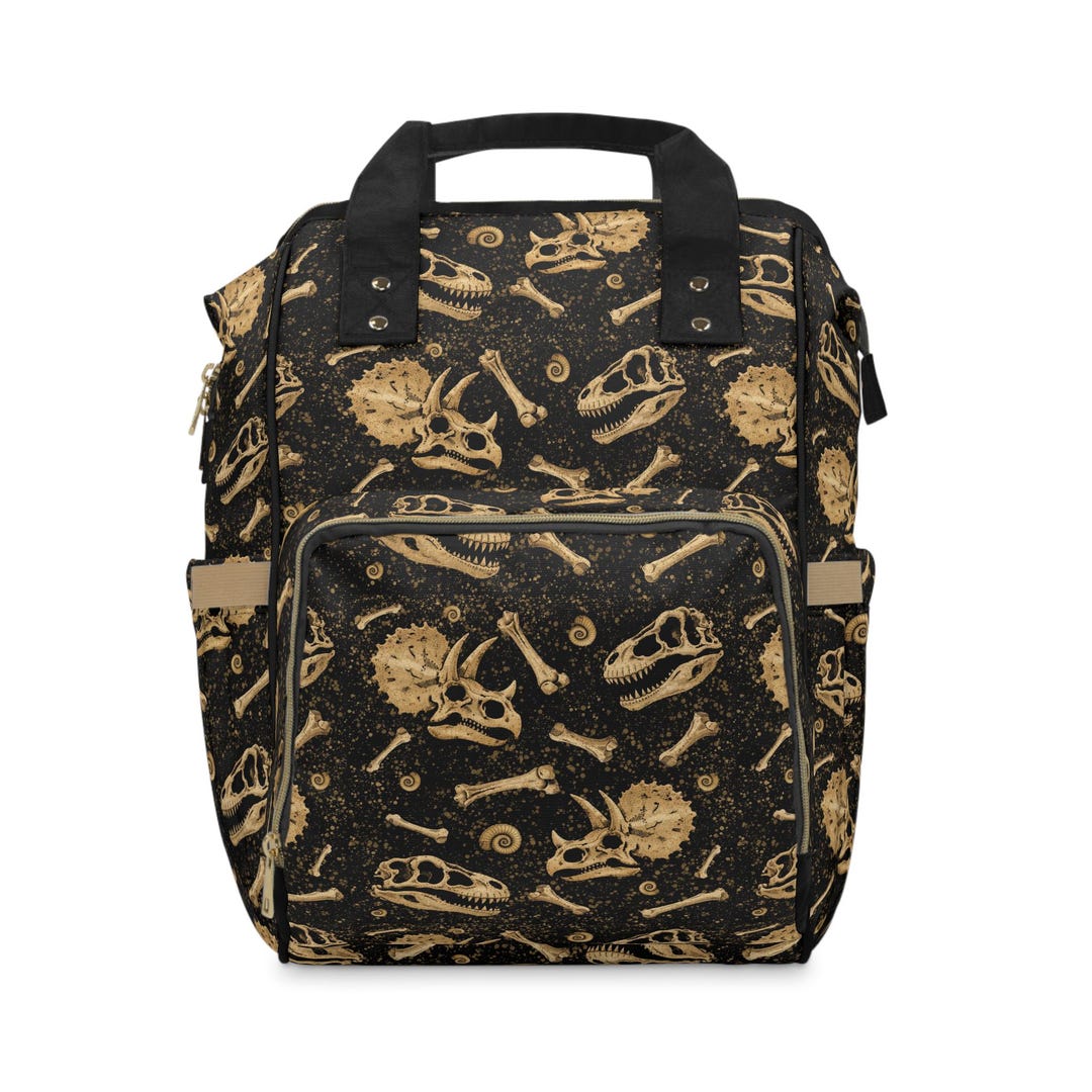 Dinosaur Fossil Pattern Diaper Backpack - Etsy