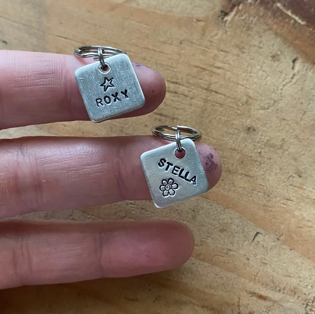 Custom Horse Name Tag: Aluminum Bridle Tag With Picture Stamp - Etsy