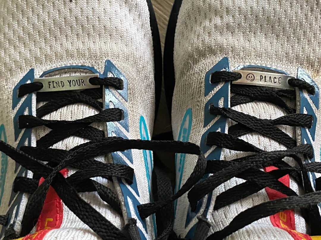 Personalized Shoe Lace Charms: Aluminum Running Shoe Tags, Set of 2 - Etsy