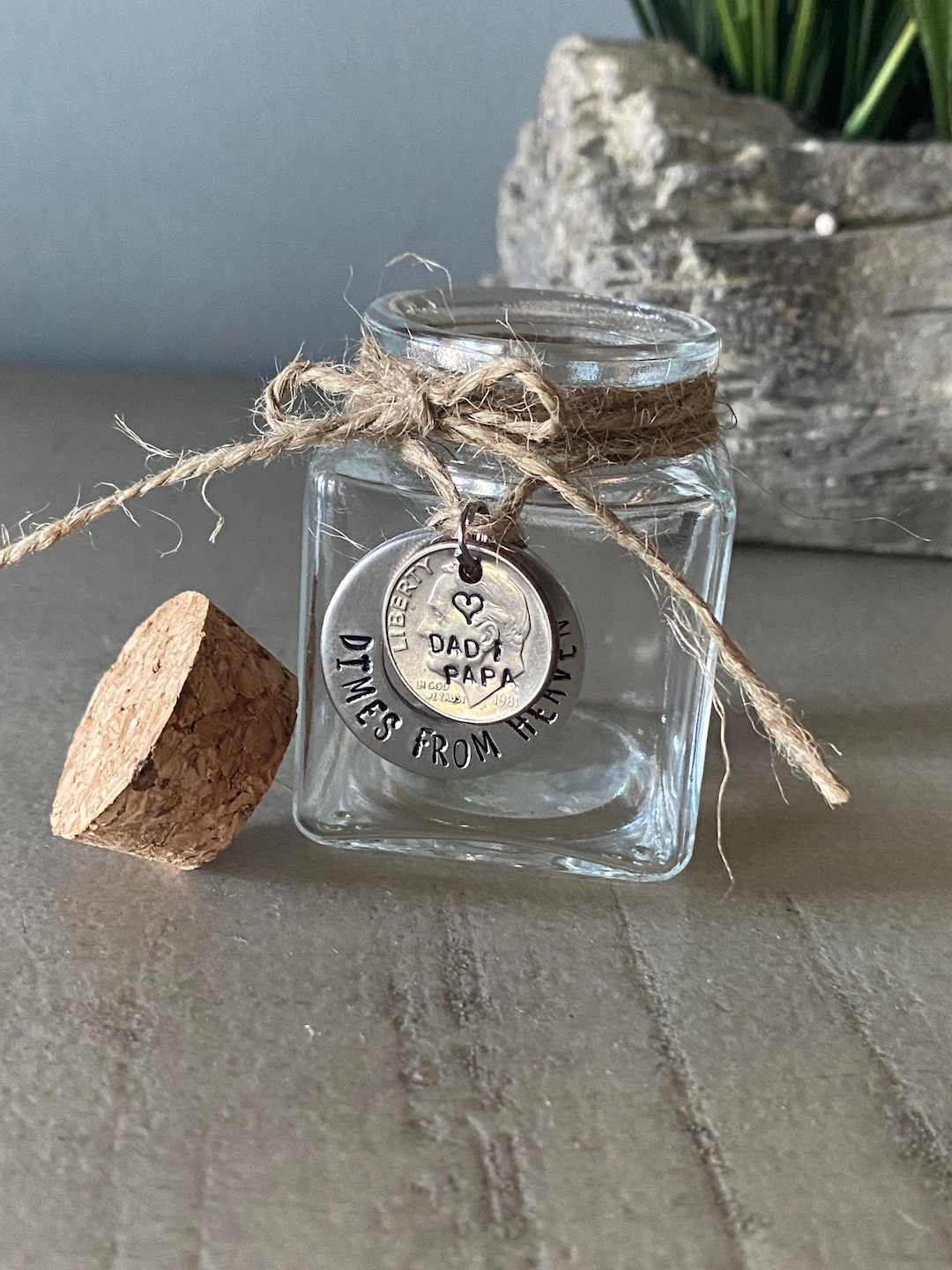 Dimes From Heaven Jar: Memorial Gift, Bereavement Loss - Etsy