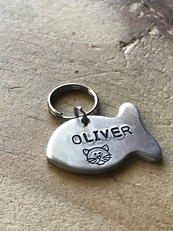 Fish Name Tags For Cats at Zelma Radford blog