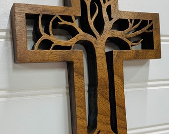 Tree of Life Cross | Etsy