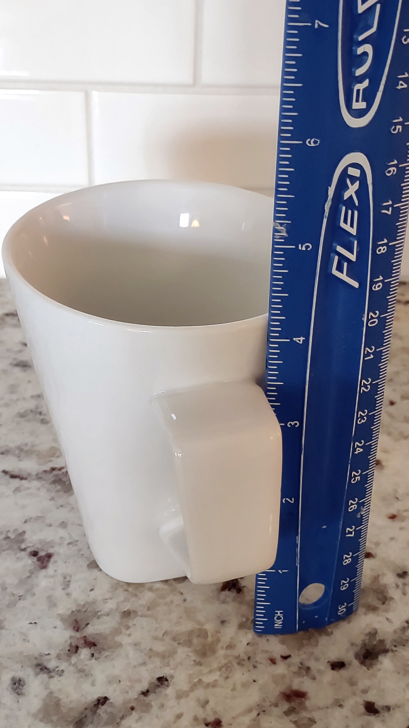 Very White Stoneware Mugs by Canopy These Have Unique Square Design ...