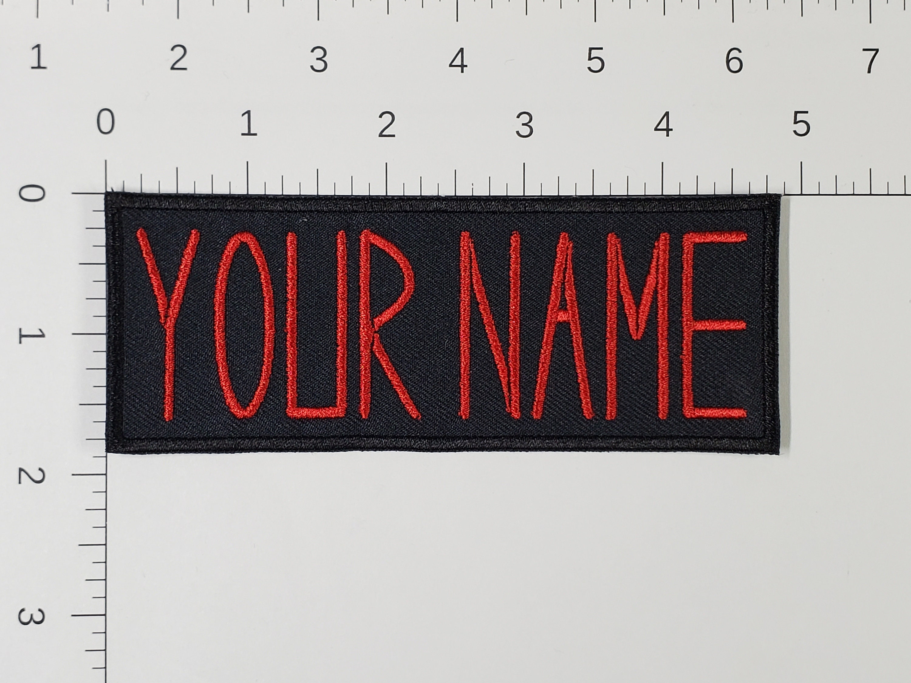 Ghostbusters Name Tag Badge Embroidered Patch Custom 'your Name' - Etsy