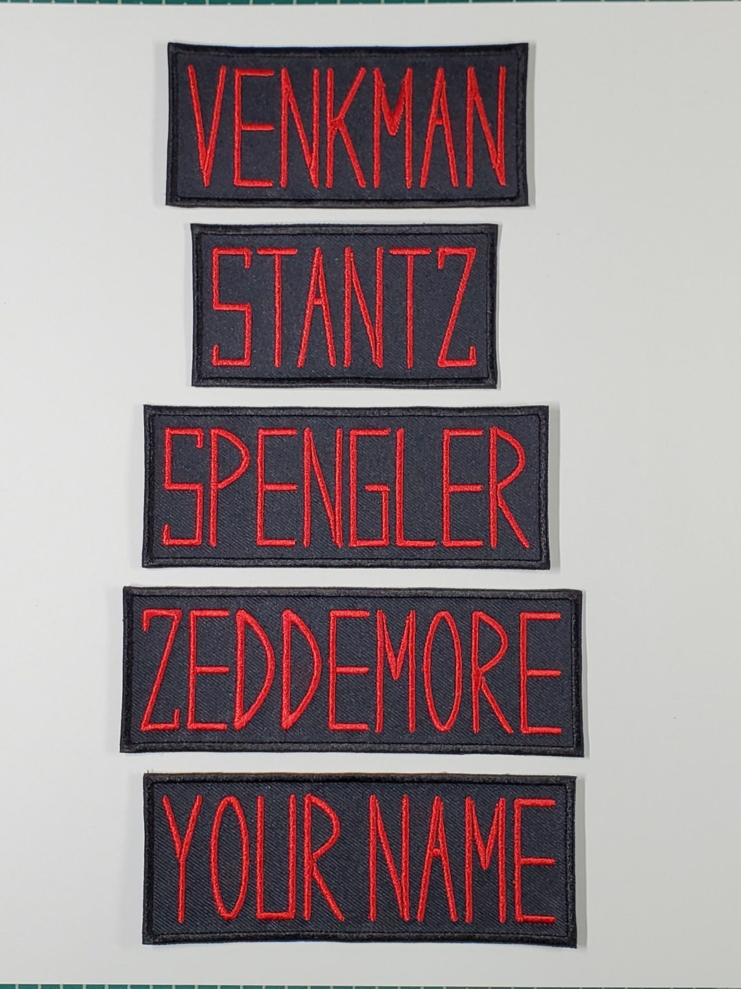 Ghostbusters Name Tag Badge Embroidered Patch - Custom 'your Name' - Etsy