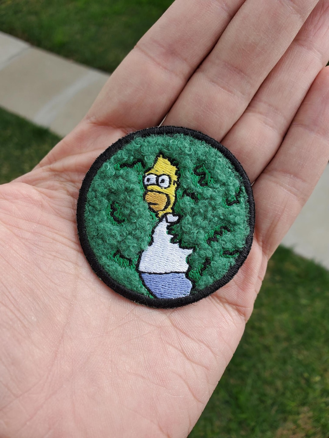 Homer Bush Embroidered Patch - Etsy