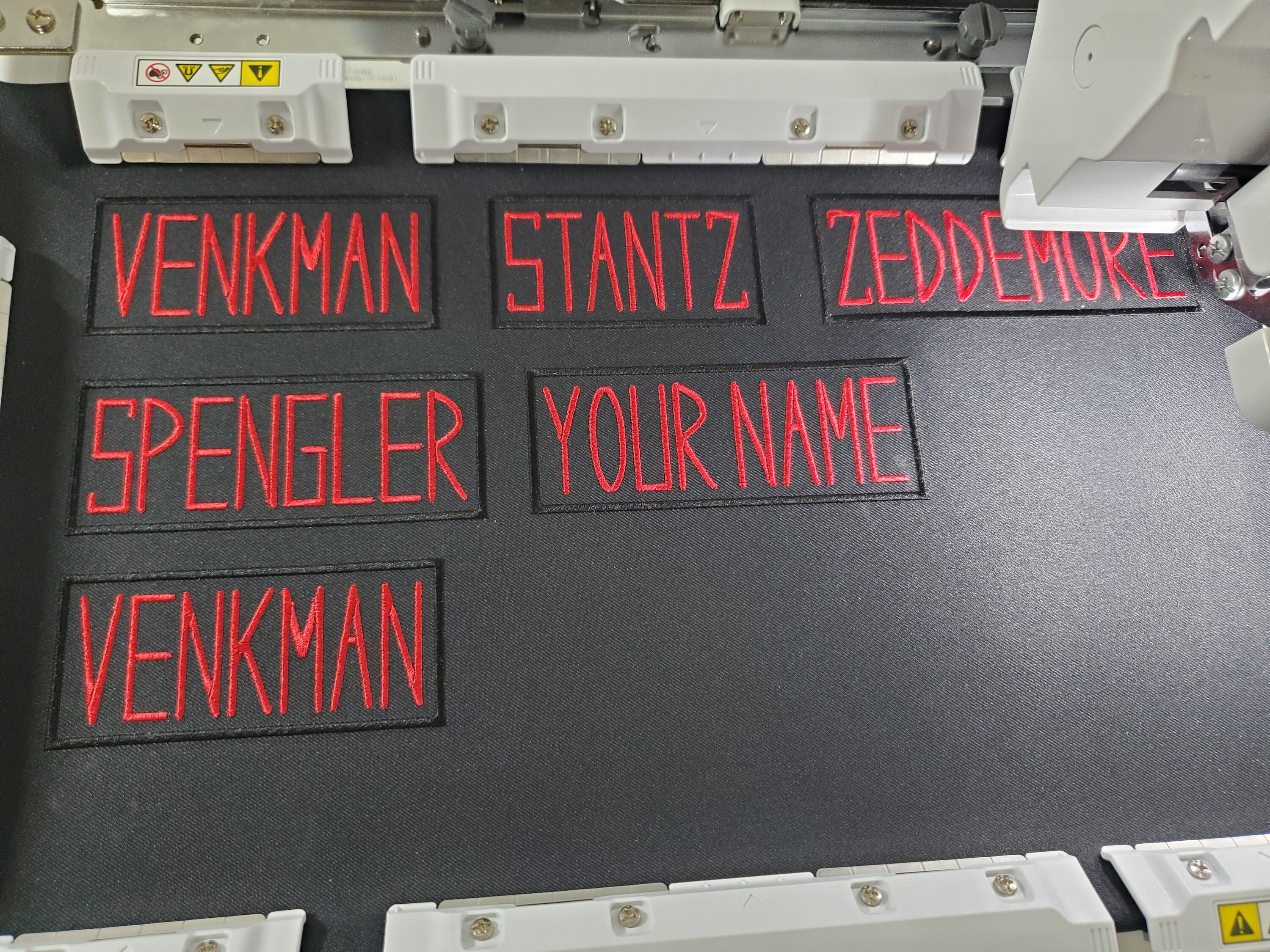 Ghostbusters Name Tag Badge Embroidered Patch Custom 'your Name' - Etsy