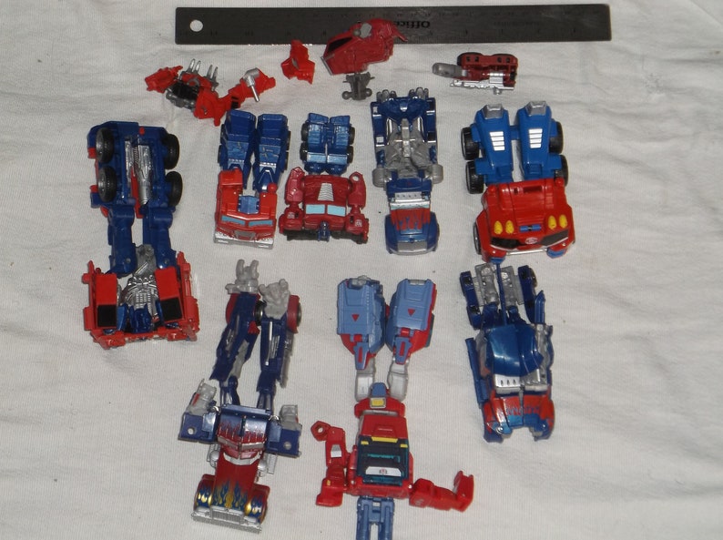 Transformers-optimus Prime Parts Lot-2000-fair - Etsy