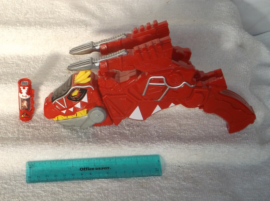 Power Rangers Morpher Dino Blaster Red T-rex-2000-fair - Etsy