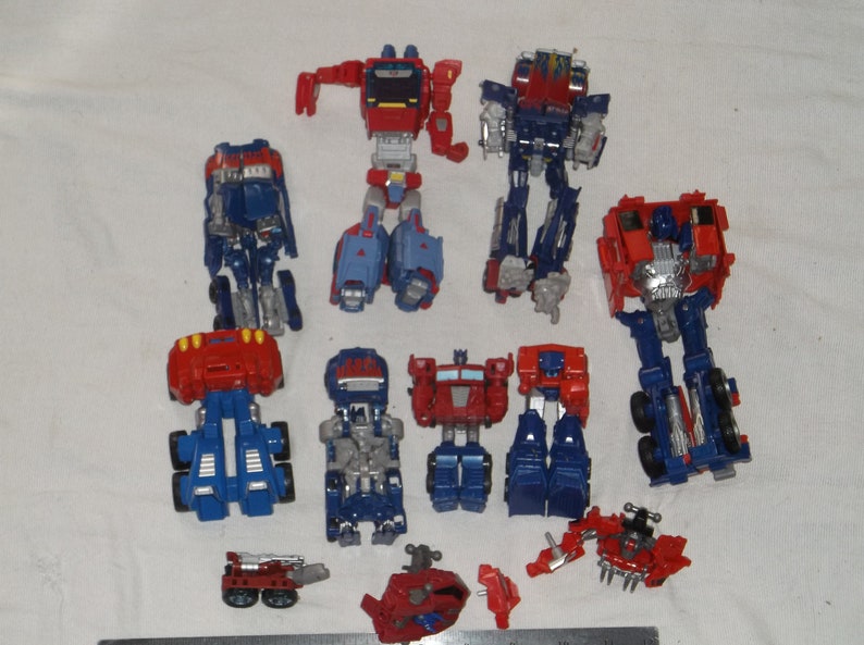 Transformers-optimus Prime Parts Lot-2000-fair - Etsy